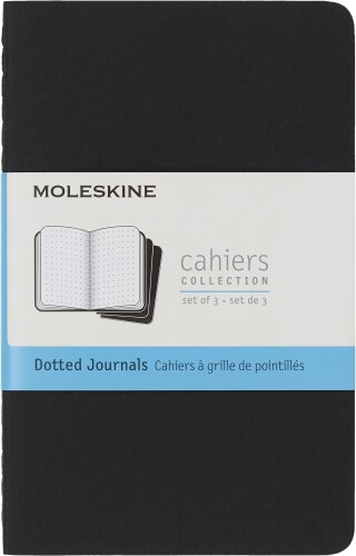 モレスキン(Moleskine) Cahier Journal, Pocket, Dotted, Black (3.5 x 5.5) 【名称】キャッシャー ジャーナル 【色】ブラック 【サイズ】ポケット 【セット数】3冊セット キャッシャー...
