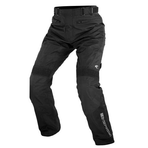 (KOMINE) バイク用 パンツ PK-7003 プロテクトライディングメッシュパンツ ビランシア 07-7003 メンズ Black L サマーライディングにうれしいメッシュ生地とテキスタイルのコンビネーション仕様。充実のプロテクション...