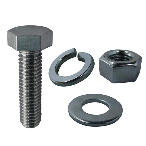 ダイドーハント (DAIDOHANT) ( ボルト ) 六角ボルト半ネジ ( ステンレス/SUS304 ) (呼び径d) 8 x ( 長さL1) 80mm (入数:2本) 10186506 頭部が六角形でスパナやレンチで締結するねじ! さび...