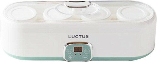 LALALUCTUS(ラララクタス) ヨーグルトメーカー 発酵ぷらす 甘酒メーカー 温度調節機能 タイマー機能 容器4個 レシピブック付き 塩こうじ 麹 フルーツビネガー SE6200 本体サイズ:約35×12×13.2cm 材質:PP・P...