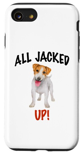 All Jacked Up - ジャック・ラッセル・テリア JRT Lover スマホケース iPhone SE (2020) / 7 / 8 用 All Jacked Up - ジャック・ラッセル・テリア JRT Lover Appare...