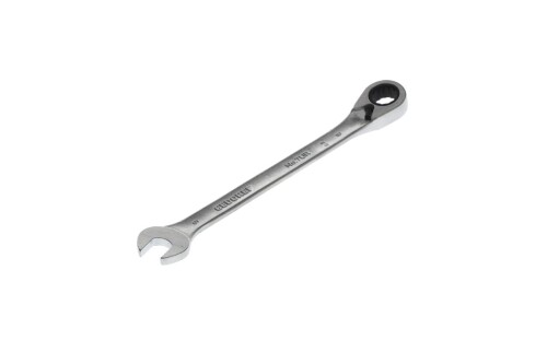 ゲドレー(Gedore) コンビネーションラチェットレンチ 9mm 傾斜角度付き 2297264 全長(mm) : 150 対辺寸法(mm) : 9 厚さ(mm)スパナ : 3.9 厚さ(mm)めがね : 7.3 仕様 : 傾斜タイプ 傾斜...