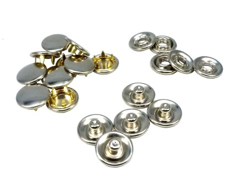 イチネンアクセス ファミリーツール(FAMILY TOOL) スナップボタン #B26 ([ファイ]12mm) シルバー 5組入 56371 材質:真鍮 メッキ:シルバー サイズ:A/約12mm、B/約11.75mm、C/約4.5mm、D/...