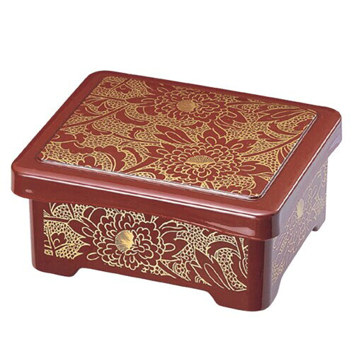 J-kitchens 丼重耐熱象足丼重うるみ金牡丹内朱塗 16.8×14.3×7.6cm サイズ(約):16.8×14.3×7.6cm 材質:耐熱ABS樹脂・熱可塑性樹脂BS樹脂 洗浄機使用可能 「和食 ■世界無形文化遺産」世界が認めた和食...