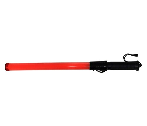 LED誘導ライト 全長52cm 点灯-連続点灯-消灯 直径3cm LED光源 ストラップ&クリップ付き 単2乾電池 x2本使用(電池は付属しません) LED誘導ライト 全長52cm 点灯-連続点灯-消灯 直径3cm LED光源 ストラップ&...