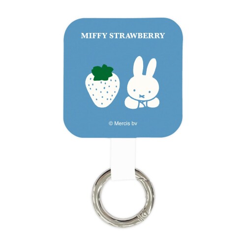 グルマンディーズ ミッフィー MIFFY STRAWBERRY マルチリングプラス ブルー MF-378BL スマホケースの中に挟むだけでマルチに使えるスマホアクセサリです。 リングに指を通すことでスマートフォンの持ちやすさを向上し、落下を...