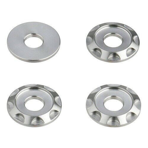 ディーアールシー(DRC) アルミスペーサー Type01 アルミ チタンカラー M6/外径18mm 4pcs ダートフリーク DIRTFREAK F7843(旧品番:D58-57-141) F7843と旧品番:D58-57-141は同一の...