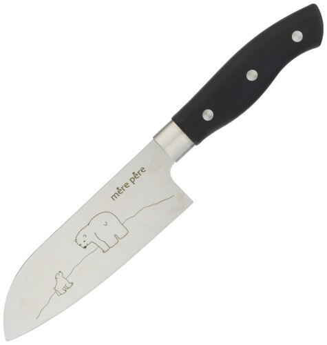 メルペール シロクマ 小三徳 包丁 刃渡り 約14cm 770-273 サイズ:全長=約27.9cm 刃渡り=約14cm 生産国:中国 生産国:中国 ■可愛いのに切れ味は極上! 三徳包丁より少し小ぶりなサイズの小三徳包丁です。女性の手でも握...