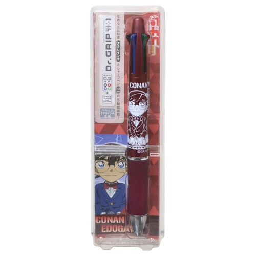 名探偵コナン(多機能ボールペン)Dr.Grip4+1ドクターグリップ/江戸川コナン 少年サンデー 1本で5つの機能が搭載された多機能ペンDr Grip 4+1 色/筆記用具/文房具/プレゼント/人気 文具 文房具 おしゃれ 仕事 学校 社会...