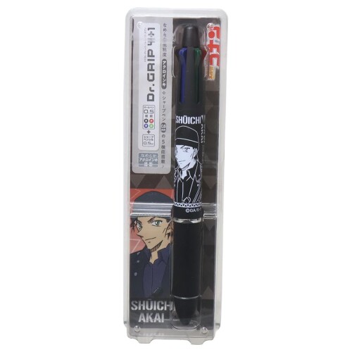 名探偵コナン(多機能ボールペン)Dr.Grip4+1ドクターグリップ/赤井秀一 少年サンデー 1本で5つの機能が搭載された多機能ペンDr Grip 4+1 色/筆記用具/文房具/プレゼント/人気 文具 文房具 おしゃれ 仕事 学校 社会人 ...