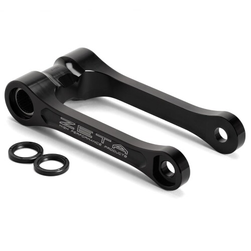 ジータレーシング(ZETA RACING) KLX230/S/SM/SHERPA ローダウンリンク ブラック 30mmダウン ロワーリングリンク F4118 リヤサスペンションのリンク長を変えることで、車高を下げられるローダウンリンク。オフ...