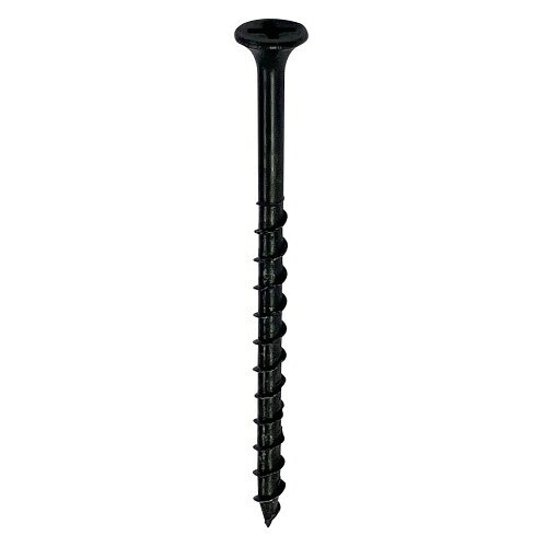 ダイドーハント コーススレッド EX BLACK(黒) HCパック 半ねじ (約50本) (d:径)4.2x(L1:全長)65mm マットブラック/造作ビス/PRO&DIY(daidohant)10176545 大きなねじピッチの効果により...
