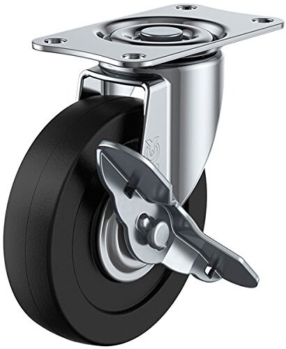 (株)ユーエイ キャスター ストッパー付 E-50RES カテゴリー:軽荷重向け 本体色:シルバー 車輪径(D[mm]):Φ50 車輪材質:導電ゴム 製品仕様 ■カテゴリー:軽荷重向け ■自在/固定:自在 ■車輪種別:RE ■車輪品番:L-...
