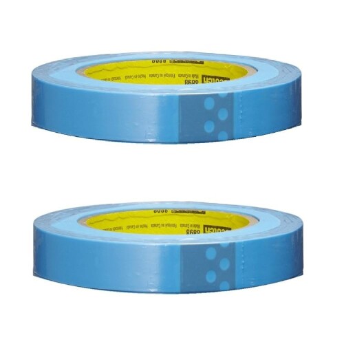 3M スコッチ 仮固定用テープ 8898, ブルー, 18 mm x 55 m, 結束, Strapping Tape 仮固定用テープ 用途:結束、補強、ストラッピング、箱詰め、家電製品の固定など バッキング(キャリア)材質:ポリプロピレン...