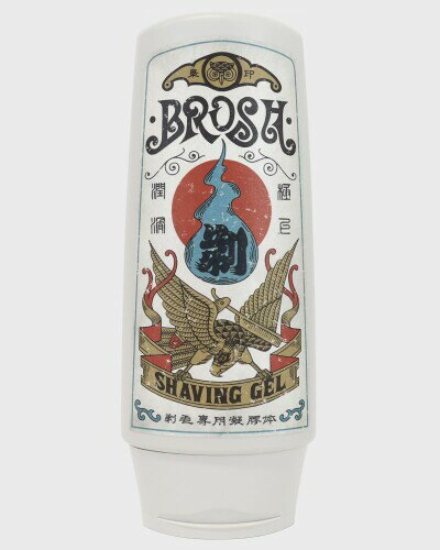 BROSH SHAVING GEL 伸びて乾燥したヒゲにもしっかりと馴染み、マット過ぎない絶妙なツヤ感と程良いホールド力でヒゲをデザイン。ホホバオイル・シアバター・チアシードオイル配合でヒゲや肌に自然なツヤとうるおいを与え、髭剃り後のアフタ...