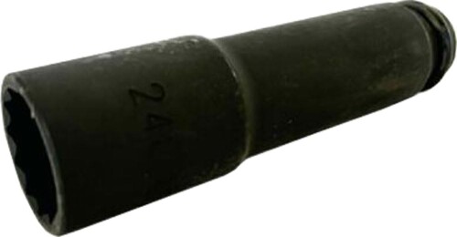 椿モデル インパクト 超ロング 12.7 PSL-24-12K サイズ(約):L/125mm、D1/34mm、D2/24mm 重量:338g 差し込み口12.7mm用のソケットです 商品コード20080484036商品名椿モデル インパクト...