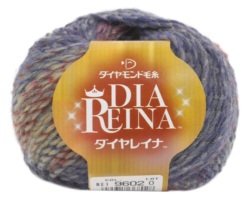 ダイヤ毛糸 ダイヤレイナ 毛糸 並太 Col.9602 マルチ 系 30g 約108m REI 30g(約108m) 毛66%、アクリル23%、ナイロン11% 棒針6〜7号、かぎ針5/0〜6/0号 標準ゲージ:19〜21目 28〜30段 秋...