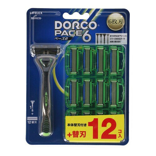 コーナンオリジナル LIFELEX×DORCO 6枚刃替刃式カミソリ本体+替刃12個 お得な大容量 【サイズ】約幅158×奥行30×高さ209mm 【特長】 アロエ配合のスムーザー 目詰りを防ぐ独自の刃構造 ダイヤモンドハードコーティング ...
