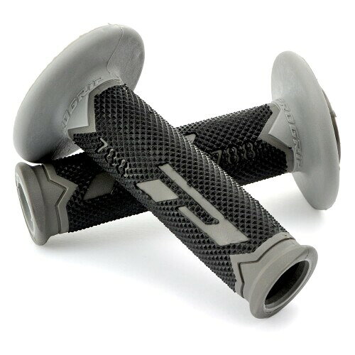 デイトナ(Daytona) PROGRIP(プログリップ) バイク用 グリップ ハンドル径[ファイ]22.2(オフロード)用 115mm 耐振ゲル エンド貫通 788タイプ グレー 98116 【用途】バイク用ハンドルグリップ 【材質】耐震...