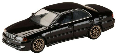 ホビージャパン (HobbyJAPAN) HJ64 1/64 トヨタ チェイサー ツアラーV (JZX100) アーリー バージョン (1996) JDM STYLE 10 スポークホイール ブラック 完成品 HJ645072ABK HJ6...