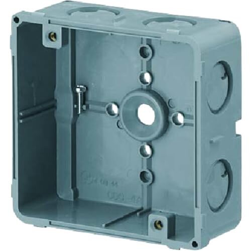 未来 埋込四角アウトレットボックス （スタット無） CDO-4AZ 埋込四角アウトレットボックス ■スタット無です。([ファイ]11の穴付) ■ボックスの傾き防止ができる、便利な4mmバー取り付け穴付です。(ビス固定不要) ■塗代カバー(ワ...