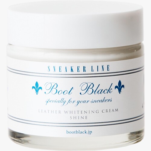 (ブートブラック) SNEAKER LINE SNEAKER LINE LEATHER WHITENING CREAM SHINE 成分:ろう、油脂、有機溶剤、水、顔料 説明 商品紹介 光沢のある白い革を使用したスニーカーに保革効果を与える...