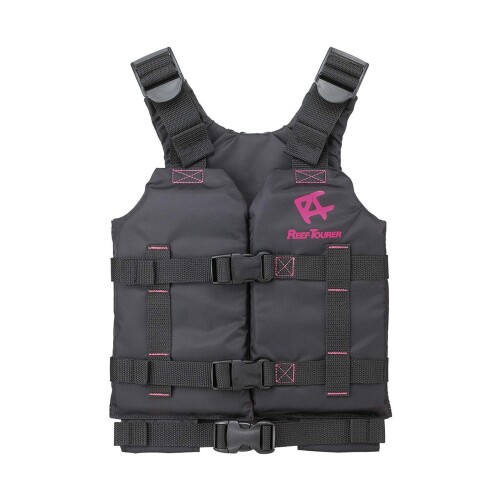 リーフツアラー(REEF TOURER) スノーケリングベスト スリム RA0402 ピンク Mサイズ Mサイズ:身長135〜175cm・胸囲67〜106cm、浮力4.3kg 製品サイズ:(約)幅360×高さ510×奥行35mm、製品重量:...