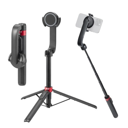 ベルボン Velbon スマホ三脚 Coleman(コールマン) セルフィー マグホルダー AZ ブラック マグセーフ対応 自撮り棒&スタンド Bluetooth対応リモコン搭載 iPhone Android 対応 セルカ棒 4907990...
