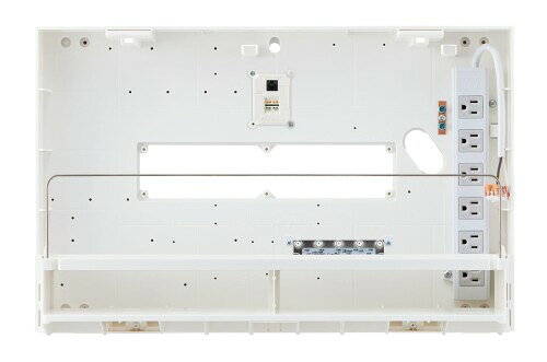 アバニアクト(Abaniact) 情報盤 ATX-408F-00 仕様:収納、外置き 電源口数:6 機器設置:2段トレイ トレイ有効深さ:129mm 寸法 :W562×D230×H361(mm)　質量:3,600g　TV利用箇所:8　電話利...