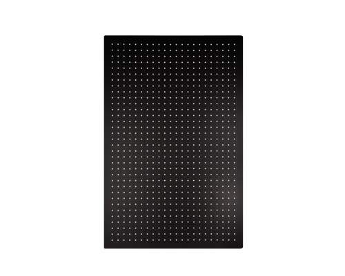 光 磁石がくっつく スチールパンチングボード ブラック 約300×600mm 厚さ:1mm 穴ピッチ:25mm 穴径:5mm PGFBD356-1 磁石・マグネットが使える。スチール製のパンチングボードです。 孔間隔25mm・穴径5mmのパ...