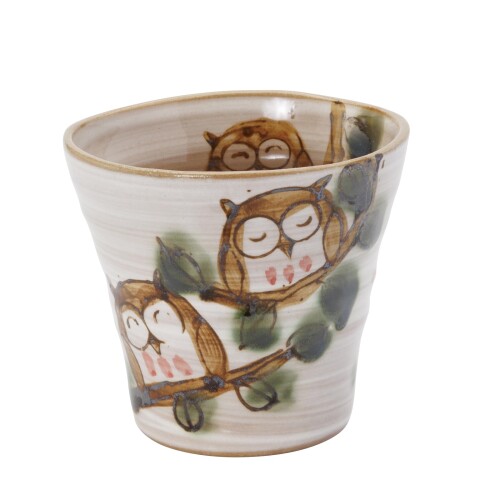 美濃焼 チューハイ 焼酎 タンブラー 食器 ふくろう 赤 容量約300ml 日本製 133-61905 商品サイズ:約9.3×9.3×8.3cm 商品重量:約200g 容量:約300ml 素材:陶器 毎日使いたくなる美濃焼の器 生産国:日本...