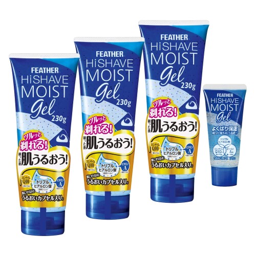 モイストジェル 3個パック ミニジェル付 サイズ:230g×3個+35g 原産国:日本 内容量:230g×3個+35g 商品紹介 ■お得な3本パック、携帯用ミニジェル付き。 ■ツルッと剃れる ■剃った後肌うるおう ■保湿カプセル入りジェルが...