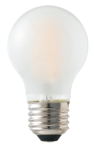 東京メタル工業 LEDボール電球 Φ50口金E26 LG504LF40E26TM 乳白色 径50mm　3.7W　乳白 口金E26　乳白　寿命20000時間 電球色2700k フィラメント型　440lm 商品紹介 ボール形のLED電球　フィラ...