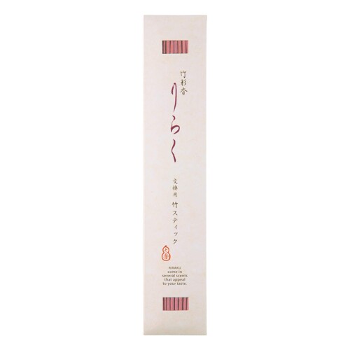 竹彩香りらく 交換用竹スティックさくらの色 10本 原産国 : 日本 商品サイズ (幅X奥行X高さ) : [ファイ]3×230mm 商品紹介 ■本品は飲食物ではありません。 ■本品の用途以外には使用しないで下さい。 ■多湿 ■直射日光を避け...