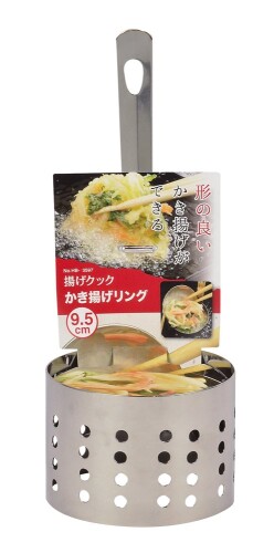 パール金属 かき揚げリング 9.5cm 揚げクック HB-3597 サイズ:(約)外径10×高さ24.5 材料の種類:ステンレス鋼 リングのサイズ:9.5cm 形の良いかき揚げができる 商品コード20076794433商品名パール金属 かき...