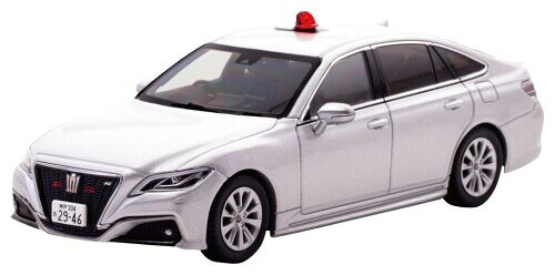 RAI'S 1/43 トヨタ クラウン (ARS220) 2022 兵庫県警察交通部交通機動隊車両 (覆面 銀) 完成品 H7432209 RAI'S 1/43スケールミニカー。 ダイキャストモデル。 2022頃から配備が始まった220系ク...