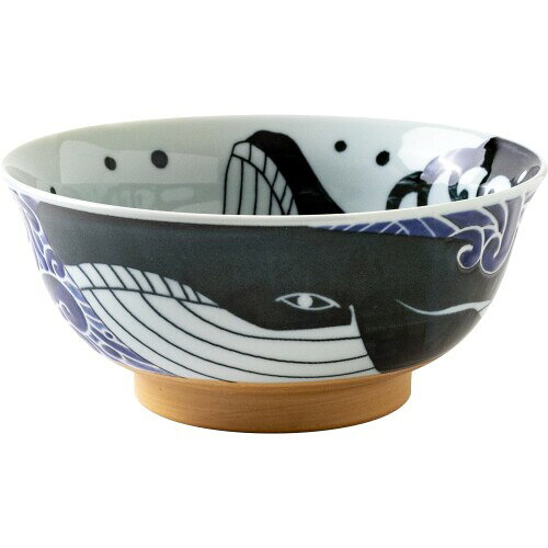 みのる陶器(Minorutouki) 白波くじら 185ラーメン丼 サイズ:約Φ18.5×H8cm 重量:約544g 容量:約1100ml 生産国:日本(美濃焼) 素材・材質:陶磁器 「白波くじら」 185ラーメン丼のご紹介です。 みのる陶...