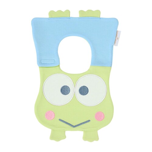 サンリオ(Sanrio Baby) キャラクター形スタイ けろけろけろっぴ 赤ちゃん 食事 エプロン かわいい ギフト 綿100% やわらかい オーガニックコットン 出産祝い 030333 本体サイズ:約幅19.2×奥行0.5×高さ31cm...