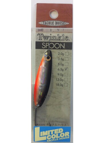タックルハウス(TackleHouse) スプーン ツインクル スプーン 48mm 6.5g シルバーブラック/オレンジ #LTD-4 TS65 ルアー 主な対応魚種: トラウト サイズ:48mm / 重量:6.5g カラー:シルバーブラッ...