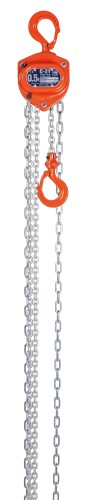 象印チェンブロック(Elephant Chain Block) 手動チェーンブロック 0.5t 揚程5m (C21 0.5-5m) C2100550 入数:1台 【特長】 ■ドイツ安全審査機関が認めた表面硬化強力ロードチェーンを標準装備して...