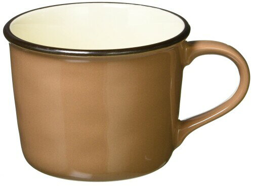 Caldo ホーローマグ(ブラウン) MT-CD-102 商品サイズ(cm):L13×S9.8×H7.2 生産国:日本 容量:250(ml) 素材:磁器 製品仕様:焼物の性質上、窯や気温などの状態により焼きあがりの色やサイズ・重量などに違い...