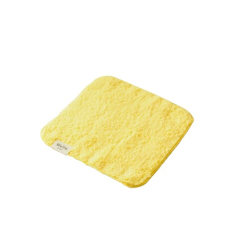 Wellis BABY Premium organic Burp cloth Mommy Mimosa 1枚(WellisBABYマミータオル ミモザ) ロングパイルで柔らかな肌ざわりのオーガニックスーピマコットンを使用 耳の部分を極力細く...