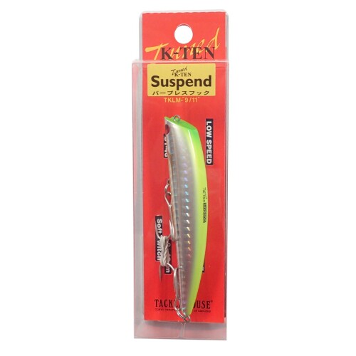 タックルハウス(TackleHouse) ミノー Tuned K-TEN TKLM リップレスミノー SP 90mm 12.5g SH・チャート/オレンジベリー #104 TKLM90SP TYPE:suspend Length:90mm ...