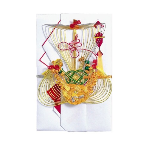 マルアイ 祝儀袋 結婚式 寿 宝船 1枚 キ-177 【用途】婚礼用 おめでたい宝舟の飾りを使用した婚礼用金封です。 【サイズ】135×210mm 中包付 おめでたい宝舟の飾りを使用した婚礼用金封です。 「寿」の文字を水引飾りで表現していま...