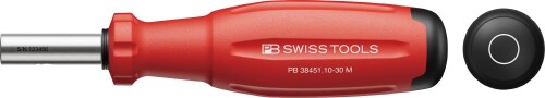 PB SWISS TOOLS ピービースイスツールズ スイスグリップEVO ビットハンドル 軸長32mm 全長141mm 38451.10-30M 全長(mm):141、軸長(mm):32、軸径(mm):10、質量(g):85 スイスグリッ...