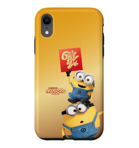 ミニオンズ Bob and Otto Lunar New Year スマホケース iPhone XR 用 Bob and Otto stack up to celebrate the Lunar New Year! Spreading jo...