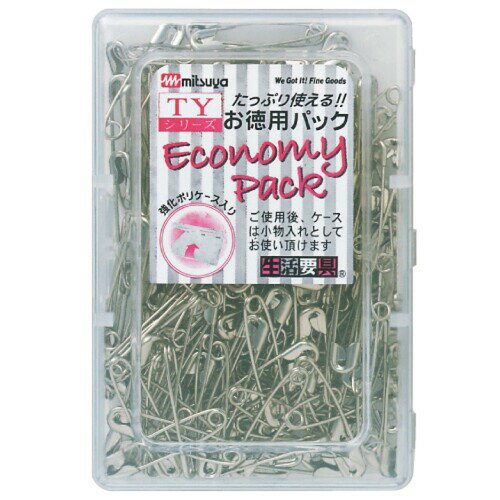 ミツヤ 安全ピン No.2 31mm 170本 TY-51 学校や家庭、職場など色々なシーンで活用できる安全ピン 強化ポリケース入りで保存にも便利 全長:31mm 入り数:約170本入り 学校や家庭、職場など使う場所を選ばないベーシックな安...