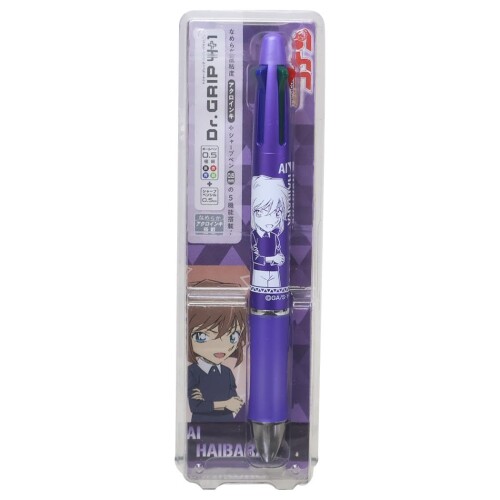 名探偵コナン(多機能ボールペン)Dr.Grip4+1ドクターグリップ/灰原 哀 少年サンデー 1本で5つの機能が搭載された多機能ペンDr Grip 4+1 色/筆記用具/文房具/プレゼント/人気 文具 文房具 おしゃれ 仕事 学校 社会人 ...