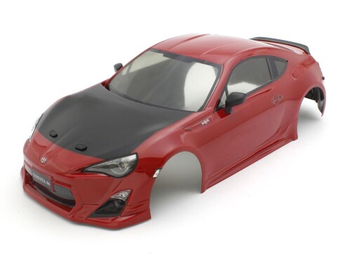 京商 (Kyosho) トヨタ 86 GT チューンドバージョンライトニングレッド デコレーションボディセット FAB617RD 1/10スケール FAZER D2シリーズ FZD2シャシー用のスペアボディ。ライトバケットには、別売りのLE...