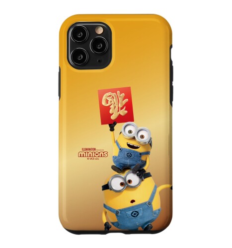 ミニオンズ Bob and Otto Lunar New Year スマホケース iPhone 11 Pro 用 Bob and Otto stack up to celebrate the Lunar New Year! Spreadin...